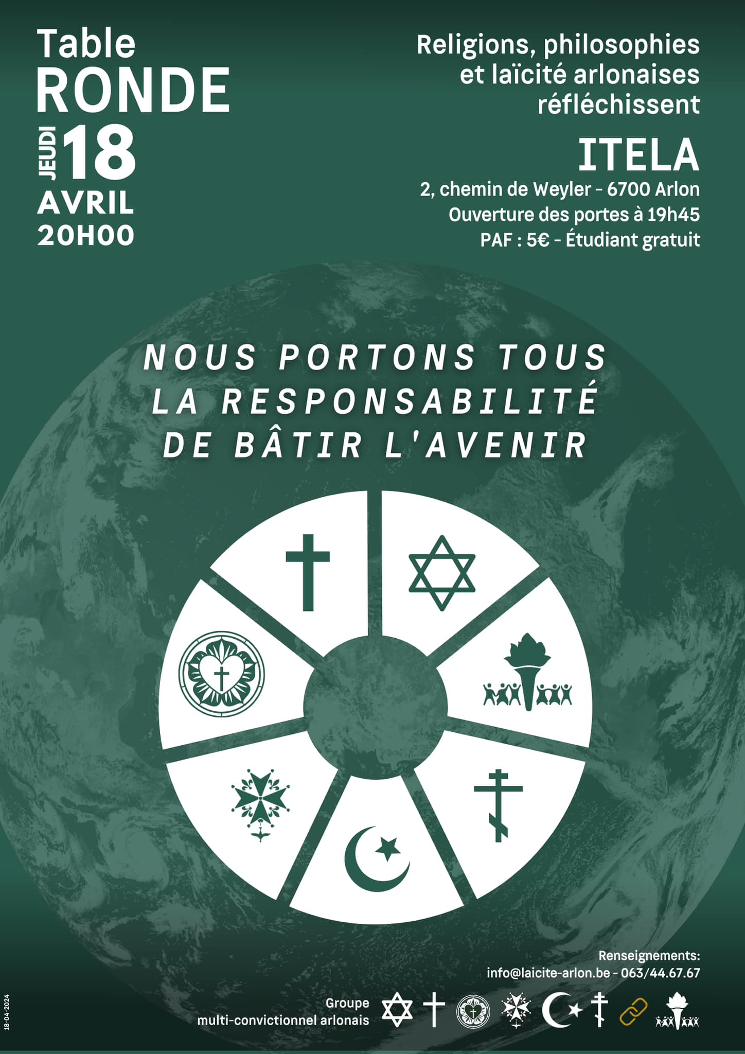 Table ronde ITELA – Unité Pastorale Notre-Dame d'Arlon